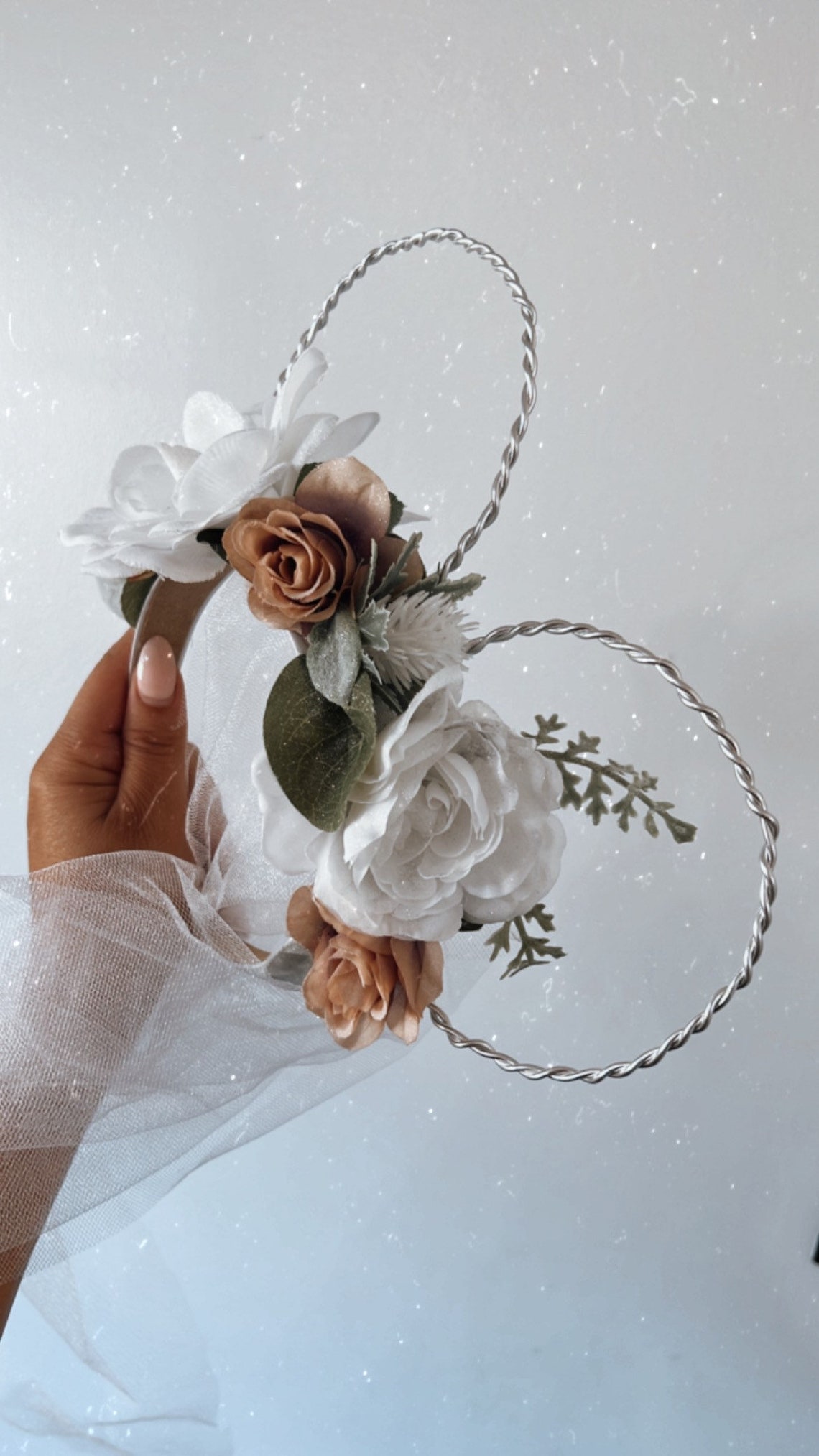 Bride Disneyland Ears Bridal Themed Disneyland Headband - Etsy