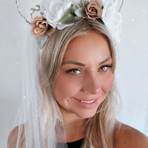 Bride Disneyland Ears | Bridal Themed Disneyland Headband | Bride ...