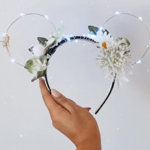 Sunflower Disney Ears Disney Inspired Floral Disney Ears | Etsy