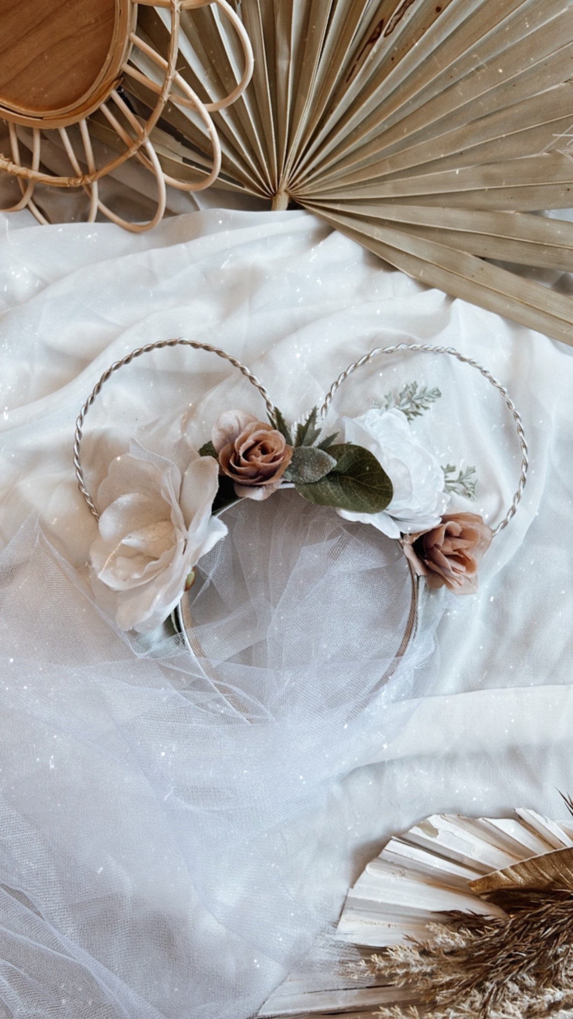 Bride Disneyland Ears Bridal Themed Disneyland Headband - Etsy