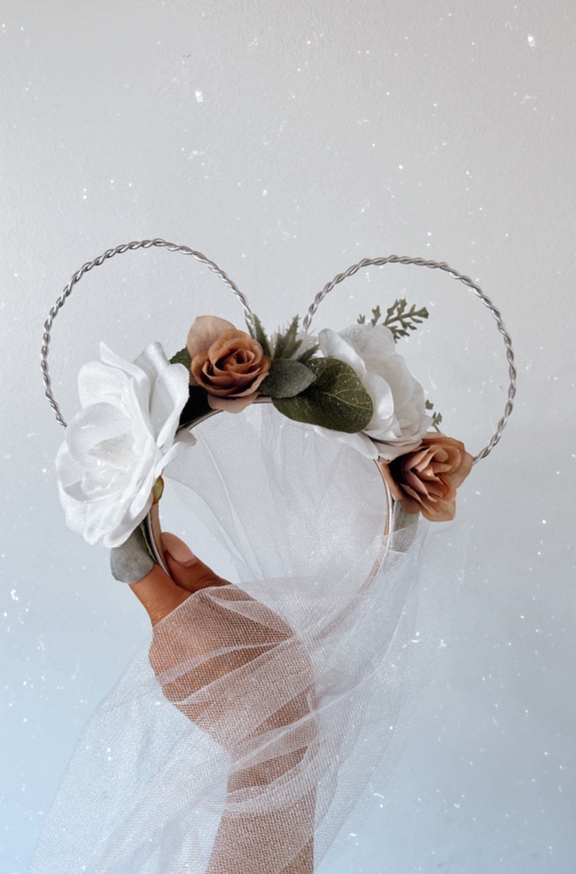 Bride Disneyland Ears Bridal Themed Disneyland Headband - Etsy