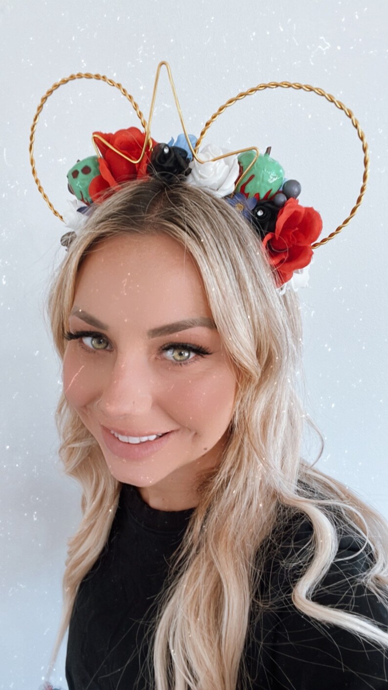 Disney Villain Inspired Evil Queen Headband Disneyland Snow - Etsy
