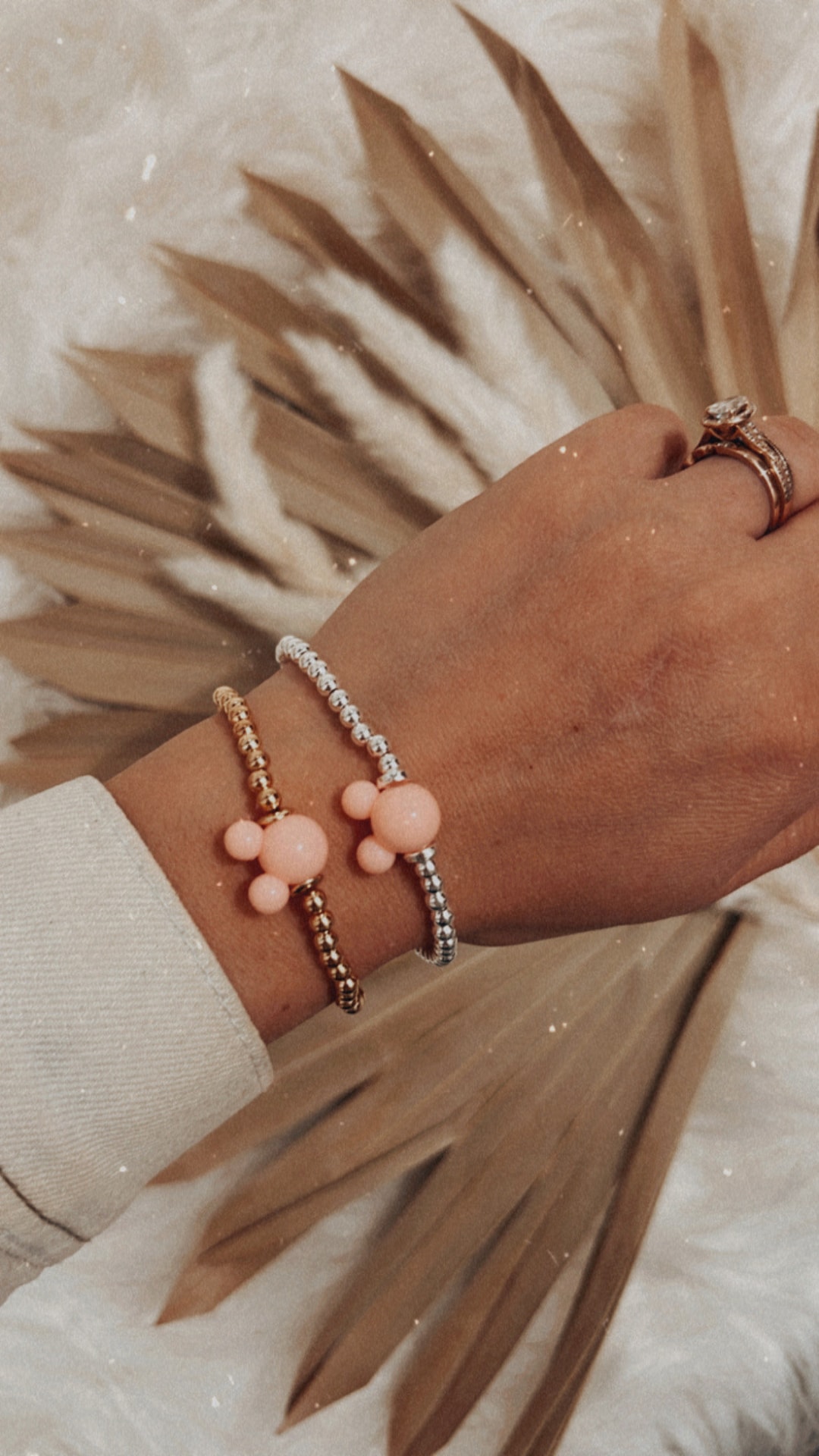 Mickey Mouse Head Bracelet | Pastel Mickey Beaded Bracelet | Disneyland ...