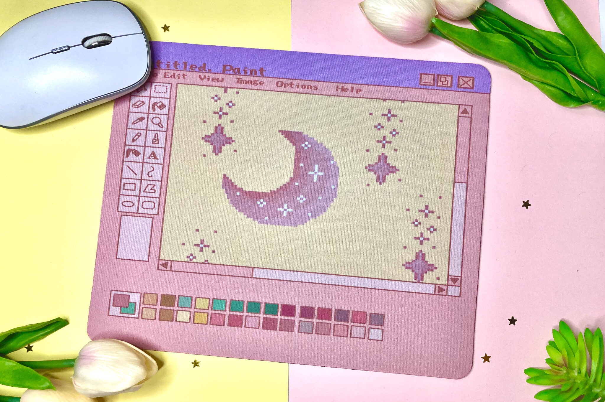 Microsoft Paint Pixel Art Lo-fi Dreamy Nostalgia Foam Mousepad - Etsy UK