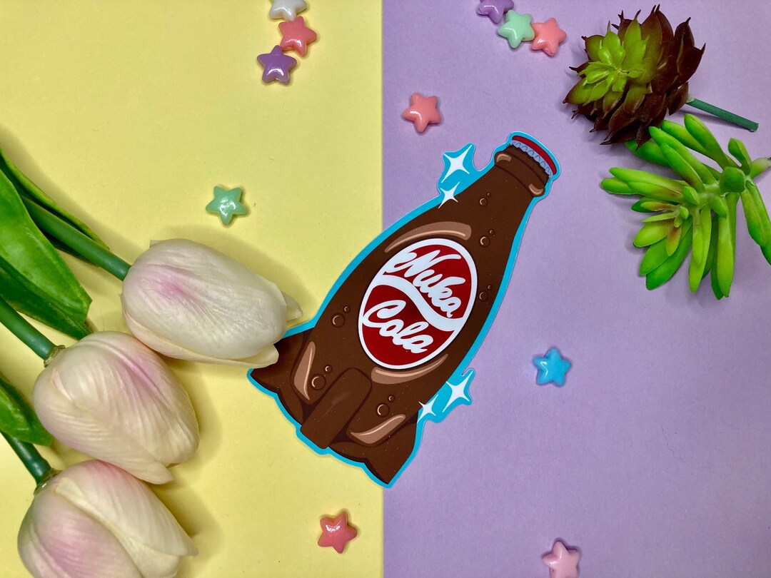 Nuka Cola Fallout Vinyl Sticker Fan Art Video Game - Etsy