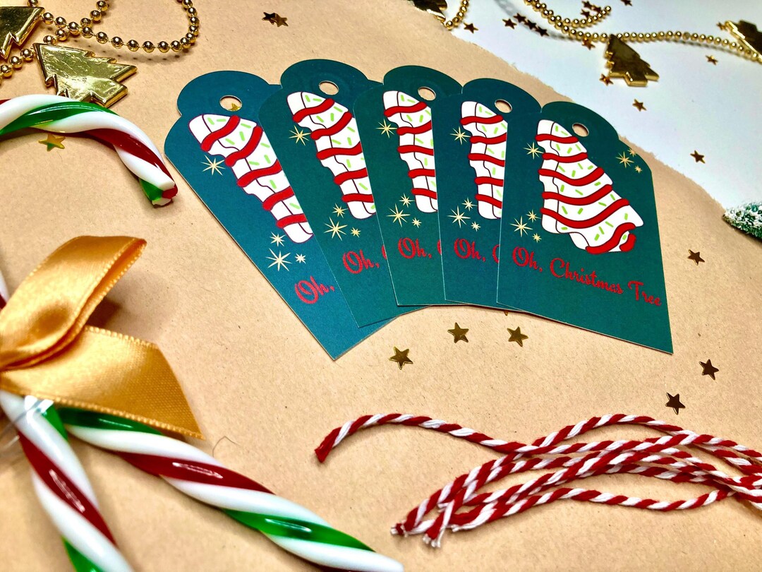 Christmas Tree Gift Tag Merry Christmas Christmas Party Hostess Gift ...