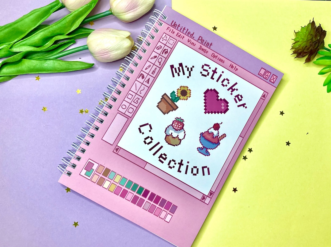 My Sticker Collection MS Paint Retro Pixle Art Reusable Sticker ...