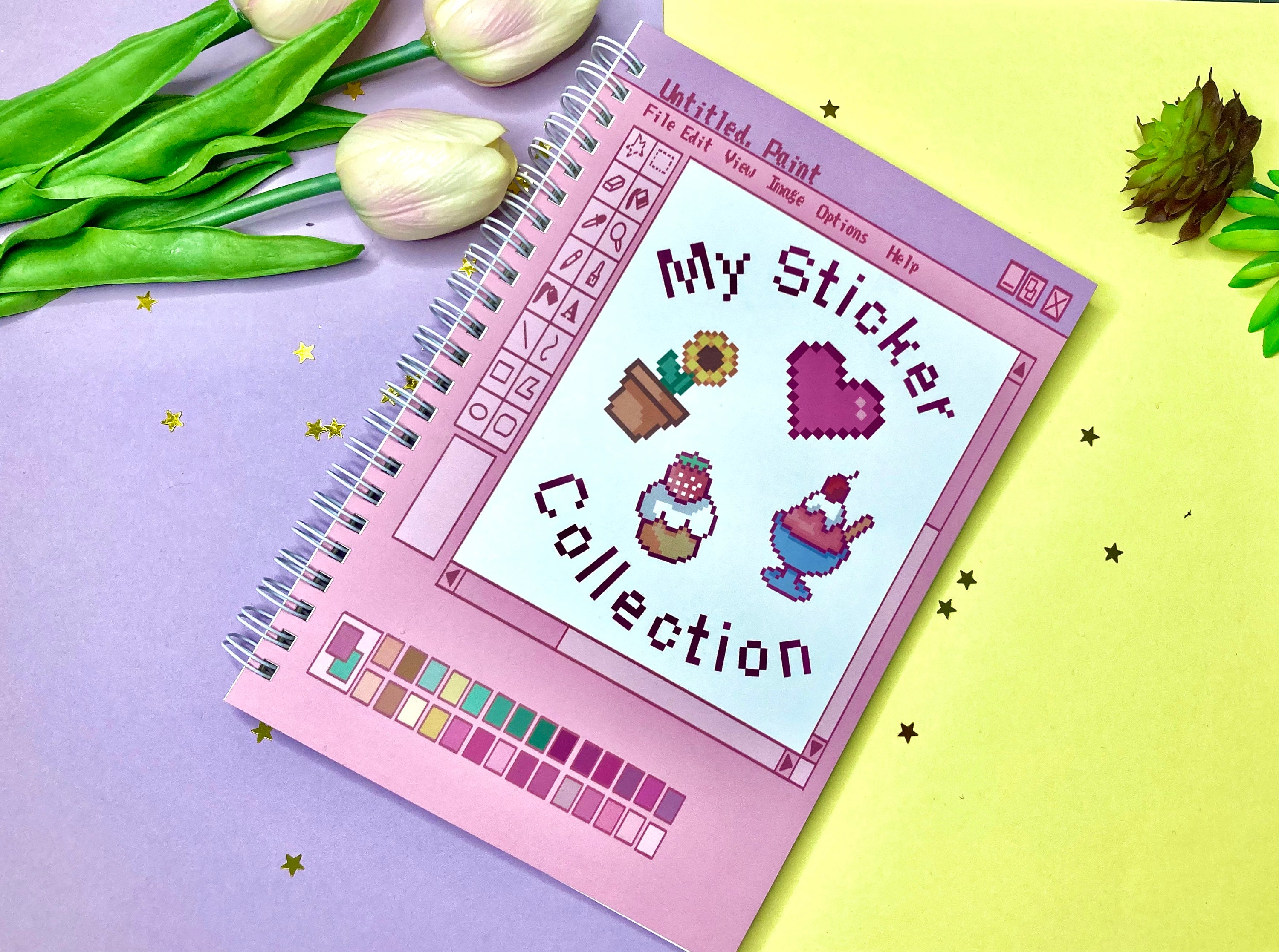 My Sticker Collection MS Paint Retro Pixle Art Reusable Sticker ...