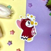 Gayle Animal Crossing Cute Vinyl Sparkly Star Holographic Sticker - Etsy