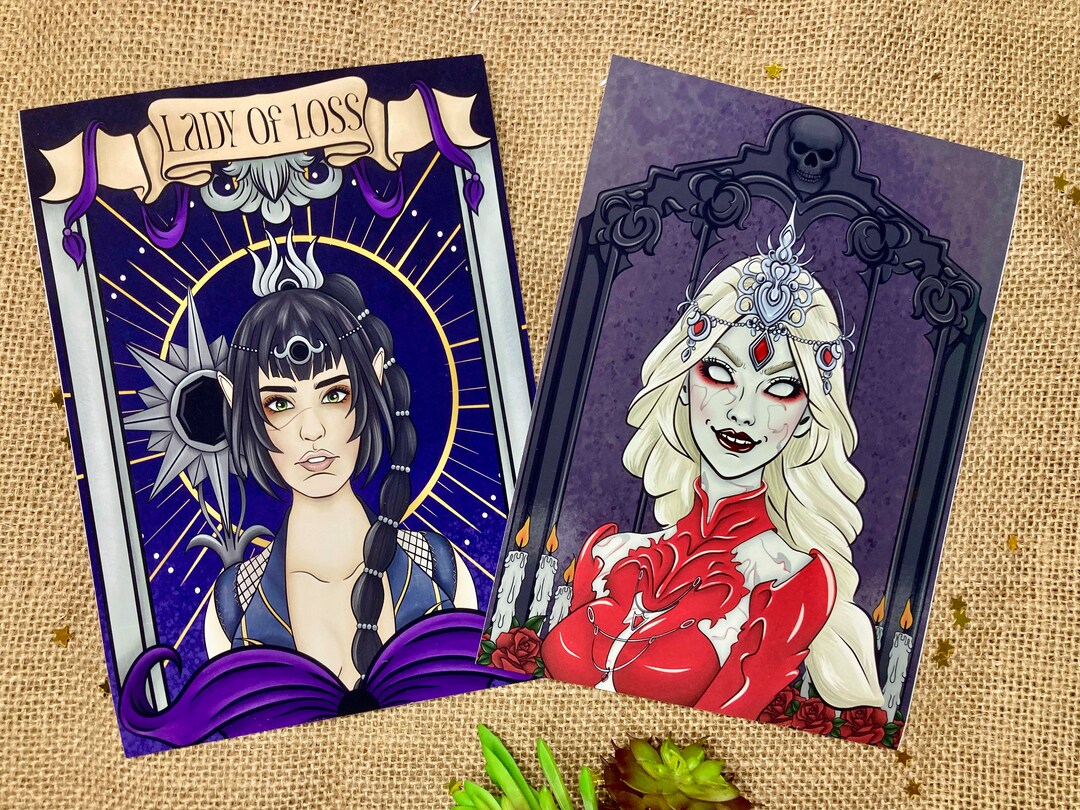 Baldur's Gate 3 Orin the Red or Shadowheart Fanart Prints Dnd Video ...