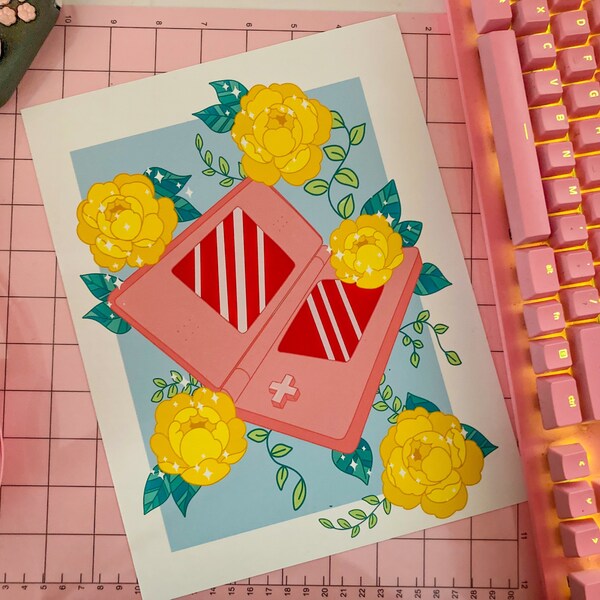 Nintendo Ds Print - Etsy