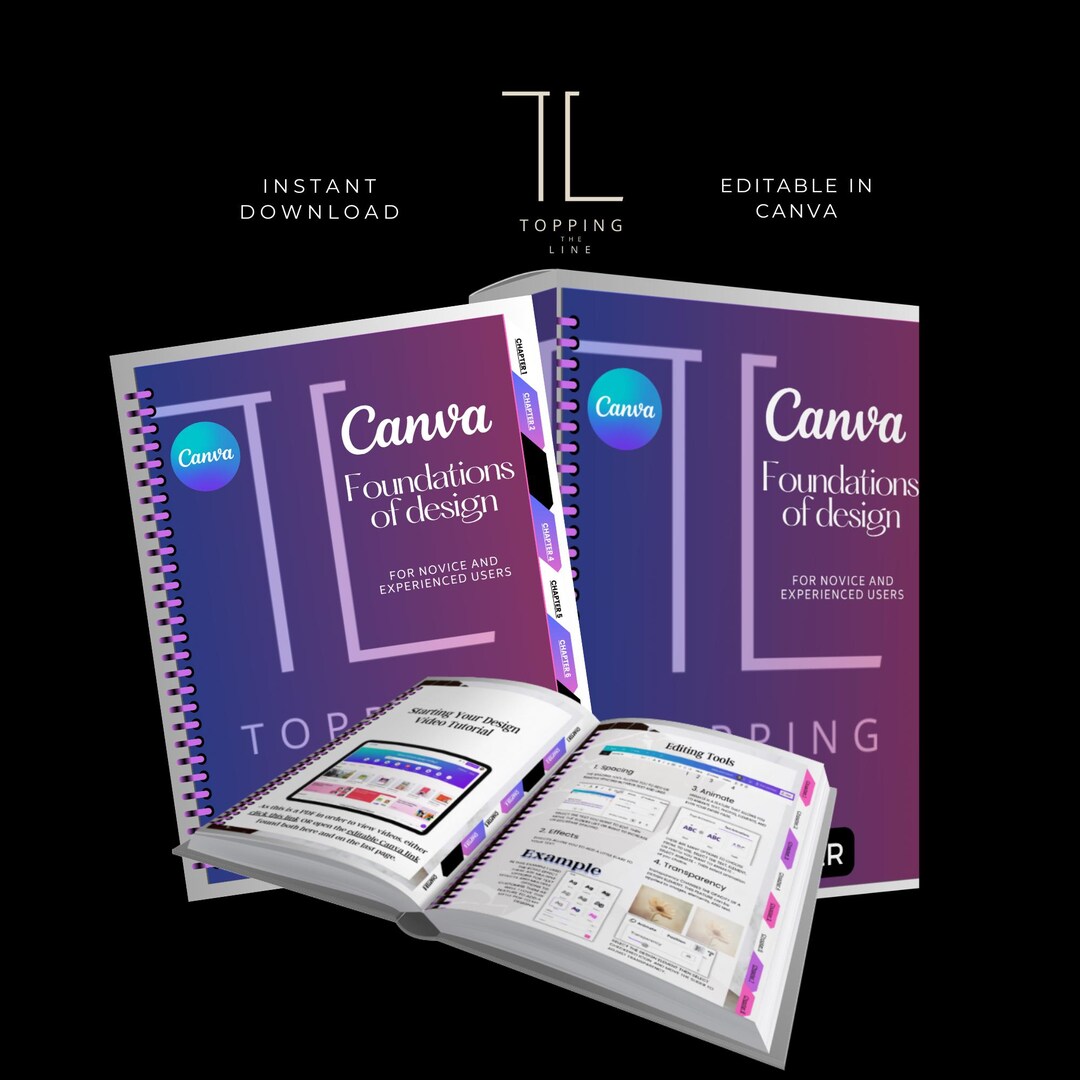 Learn Canva 24 Page E-book, Course Steps by Step Guide for Beginners ...