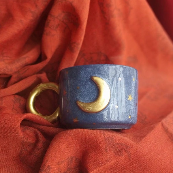 Ceramic Mug Moon - Etsy