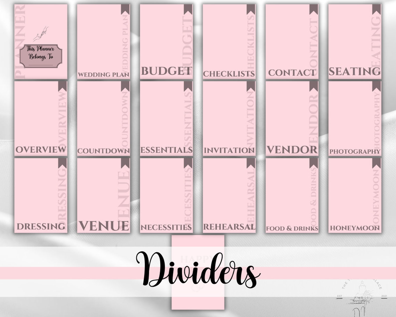 Wedding Planner Printable, Printable Wedding Planner, Wedding Plan ...