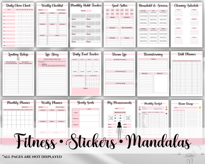 ADHD Planner Printable, ADHD Planner Adult, ADHD Resources, Adhd ...