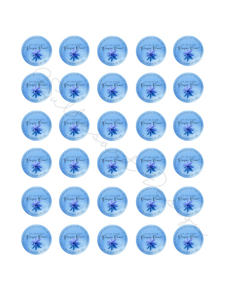 JW Printable Sticker Pack for the 2022 Regional Convention JW Ministry ...