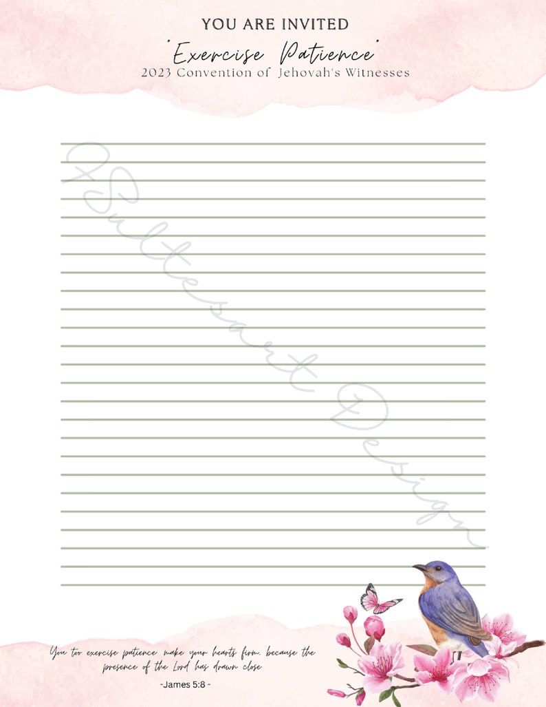JW Letter Writing Stationery Invitation Letter Writing Ideas for the ...