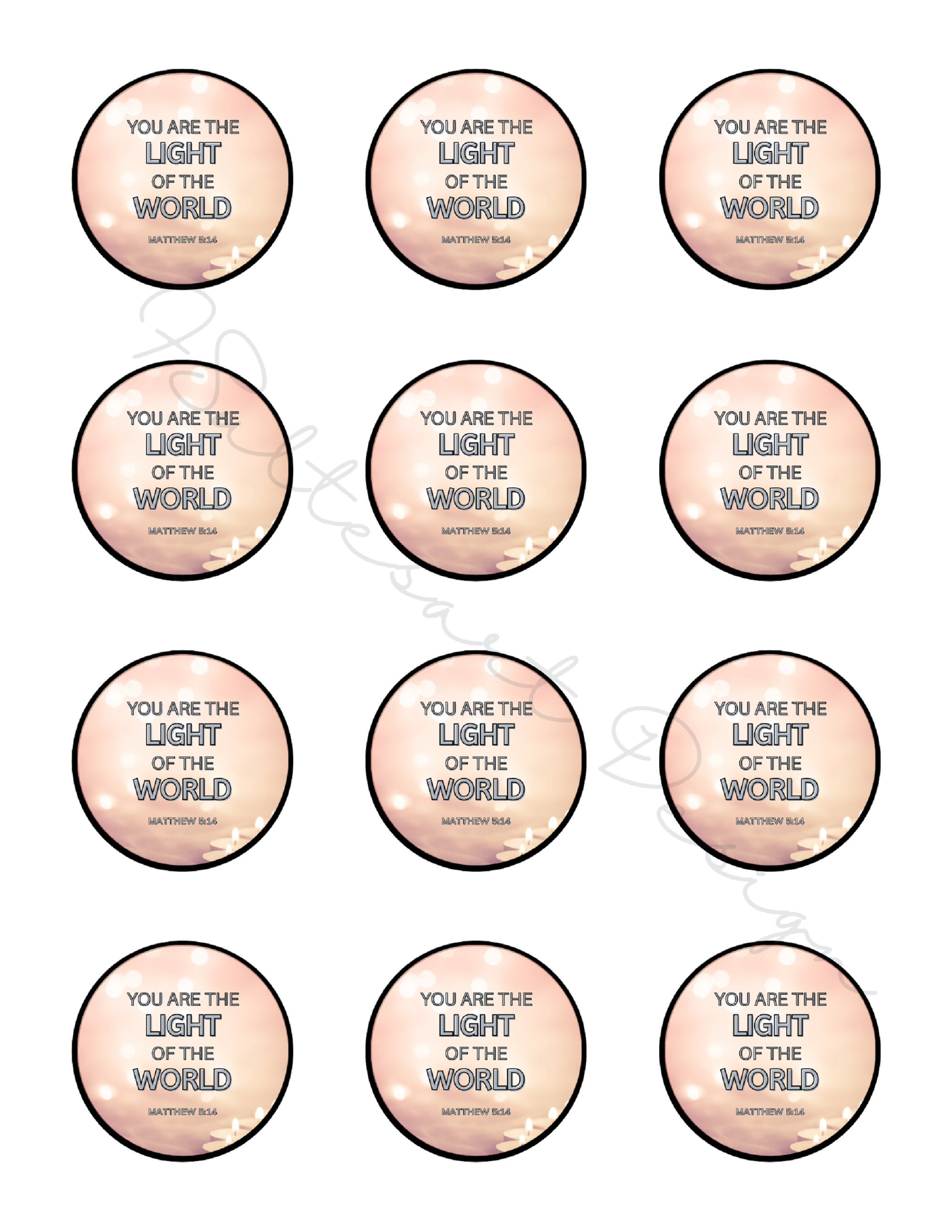 JW Stickers/labels | Printable Candle Labels | JW Printable | Pioneer ...