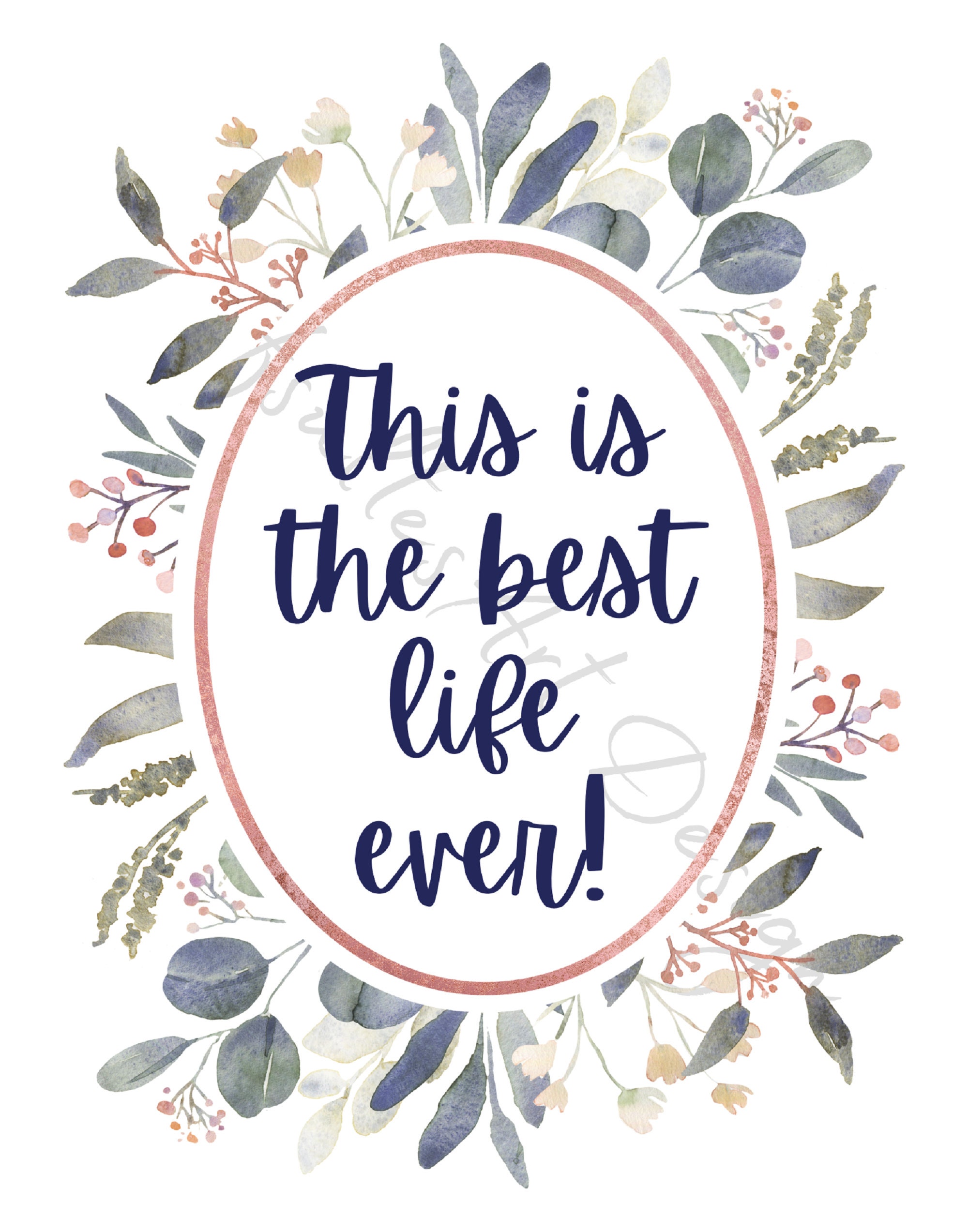 This is the Best Life Ever - Digital Download - Printable Wallart - JW ...