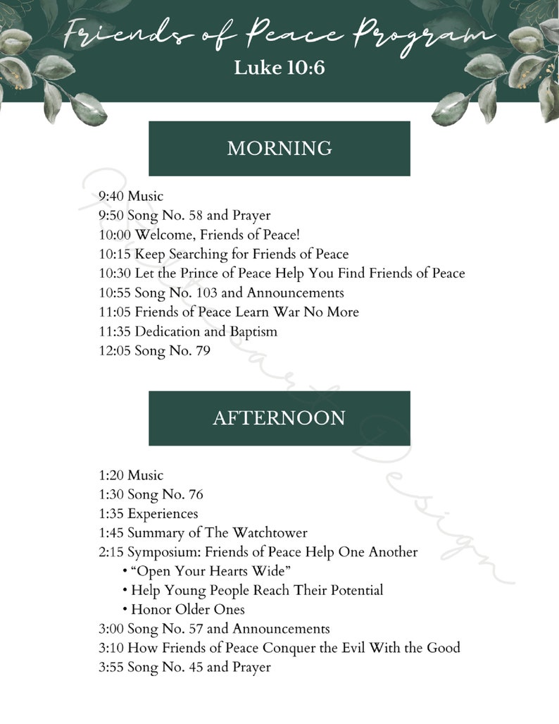 JW 2023 Circuit Assembly With Branch Representative Printable Notes JW ...