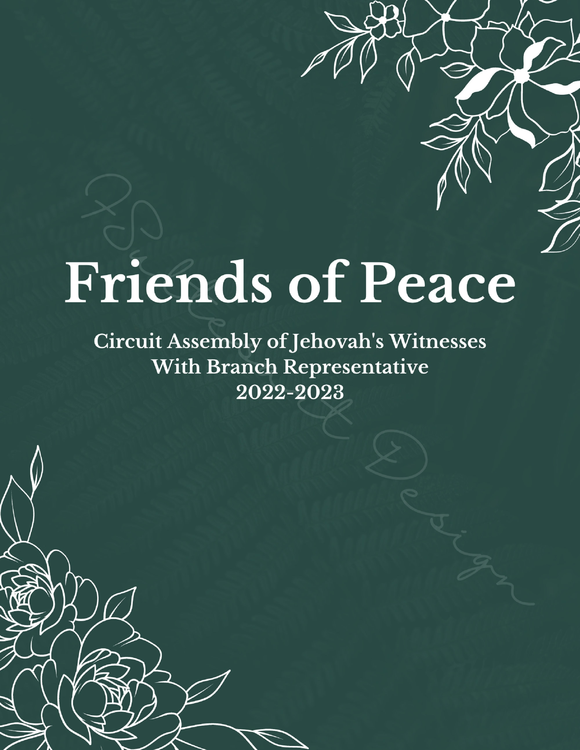 JW 2023 Circuit Assembly With Branch Representative Printable Notes JW ...