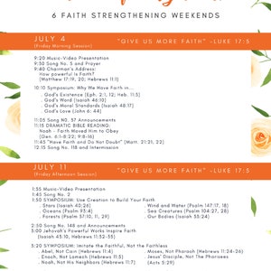 JW Printable 2021 Regional Convention Notes With Program Schedule | PDF ...