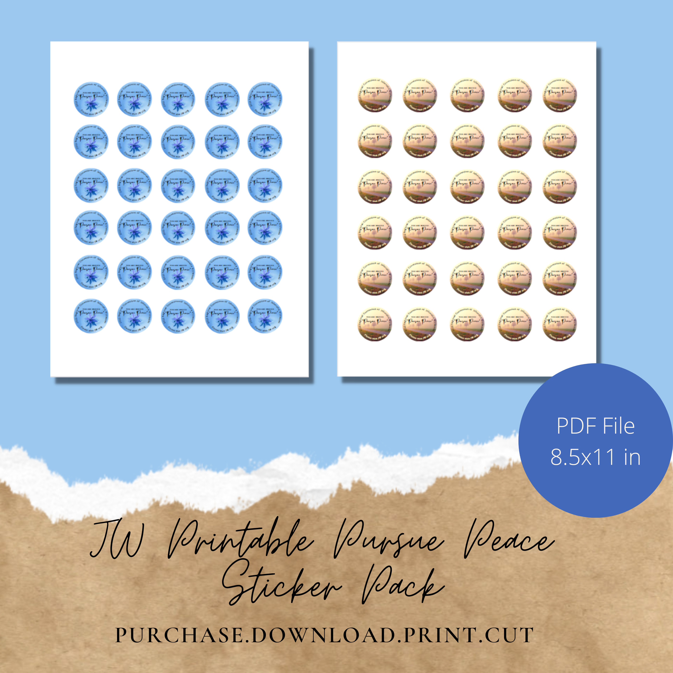 JW Printable Sticker Pack for the 2022 Regional Convention | JW ...