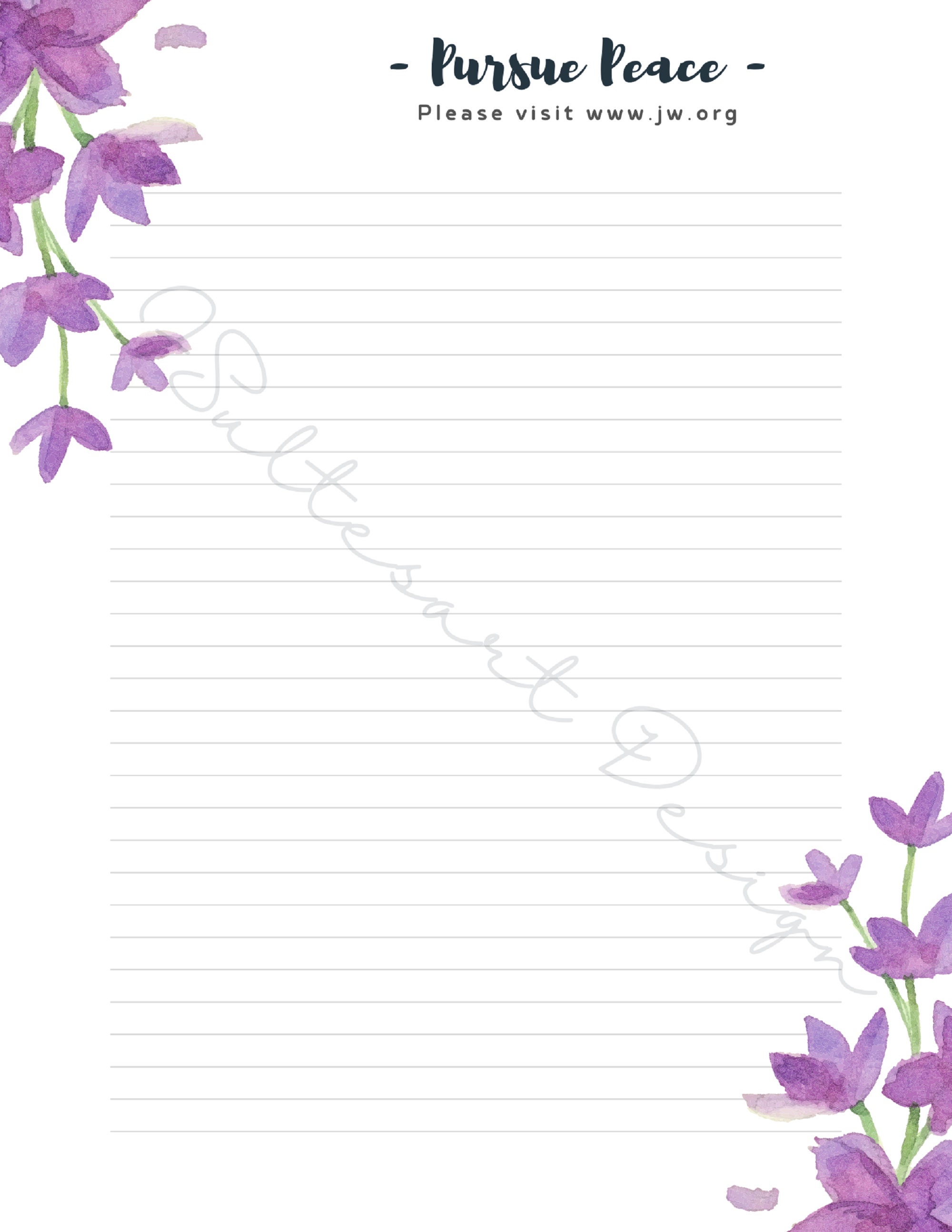 JW Letter Writing Stationery Invitation Letter Writing Ideas - Etsy