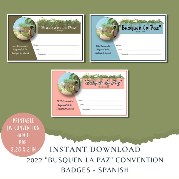 2022 Regional Convention Badges - Etsy