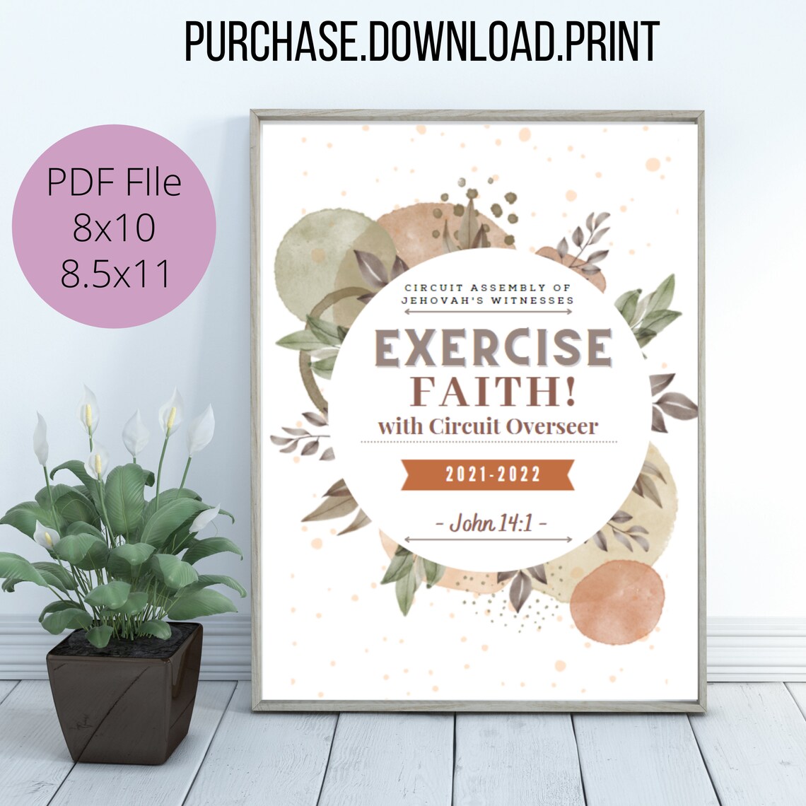JW Circuit Assembly With Circuit Overseer "exercise Faith" 2021-2022 ...