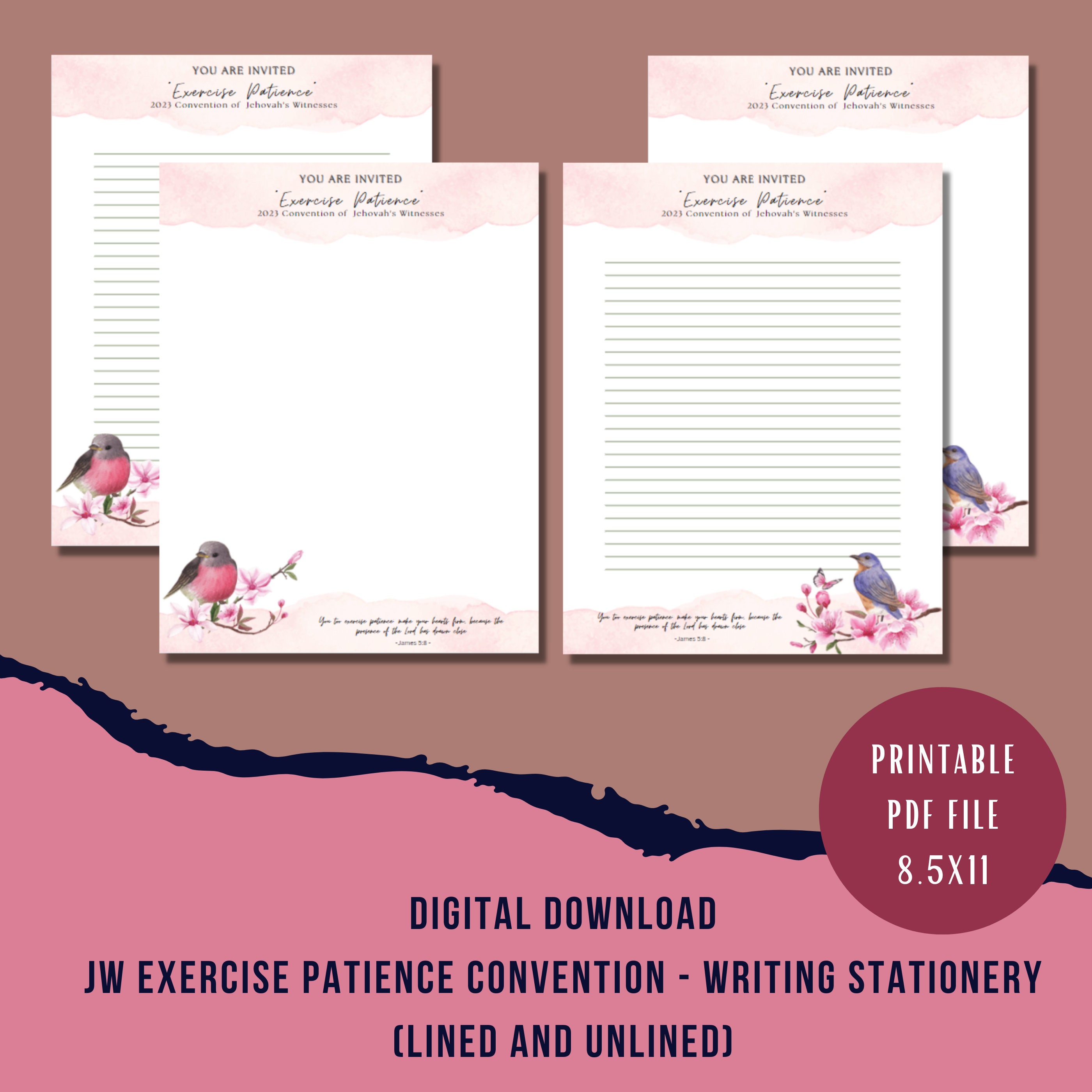 JW Letter Writing Stationery Invitation Letter Writing Ideas for the ...