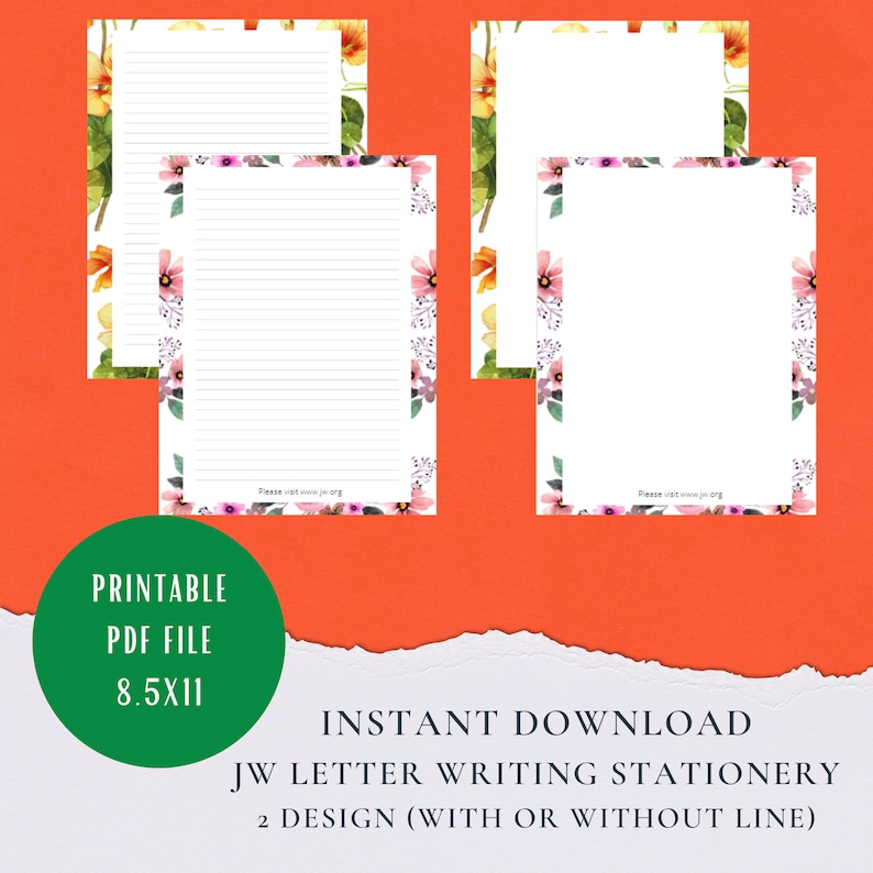 JW Letter Writing Stationery Letter Writing Ideas for the Ministry JW ...