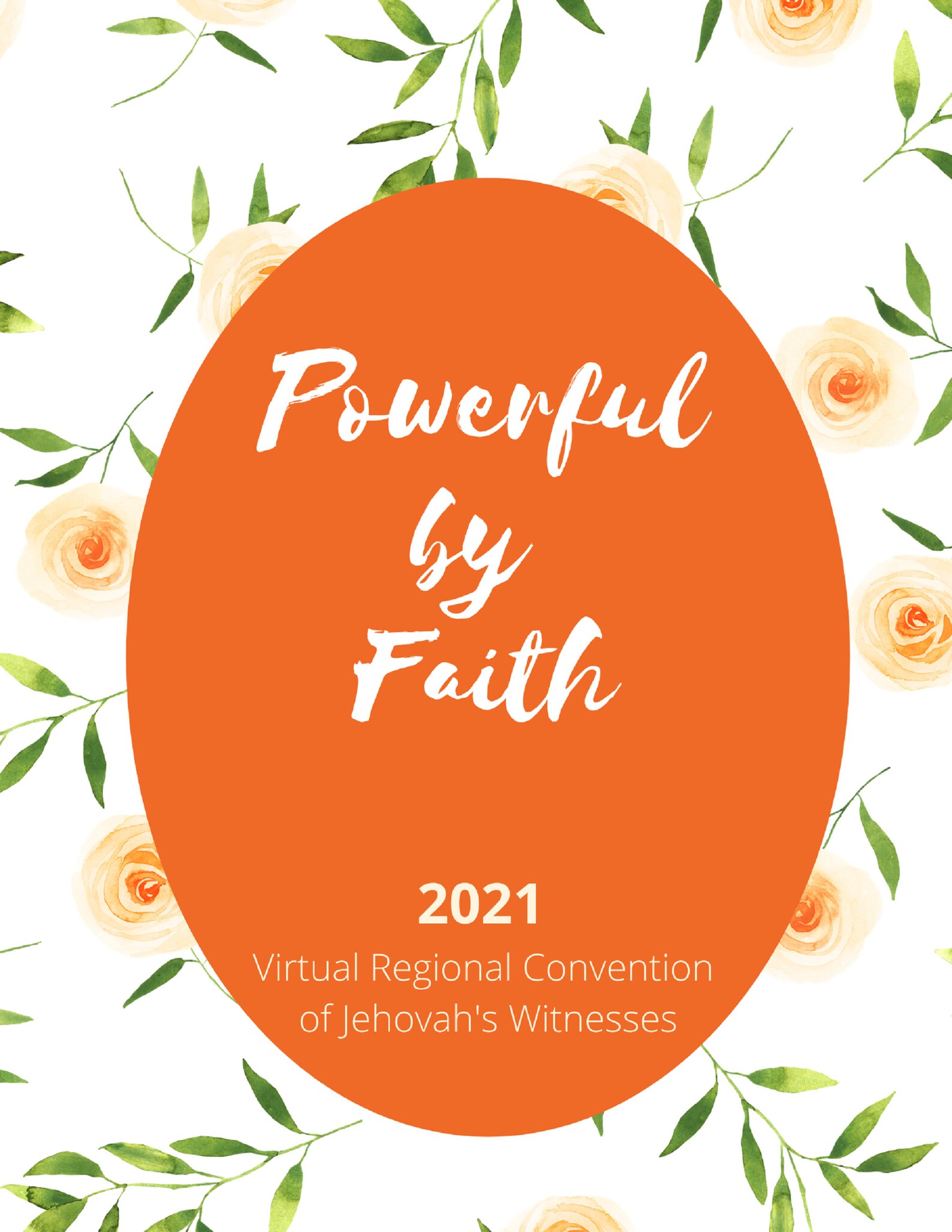 JW Printable 2021 Regional Convention Notes With Program Schedule PDF ...