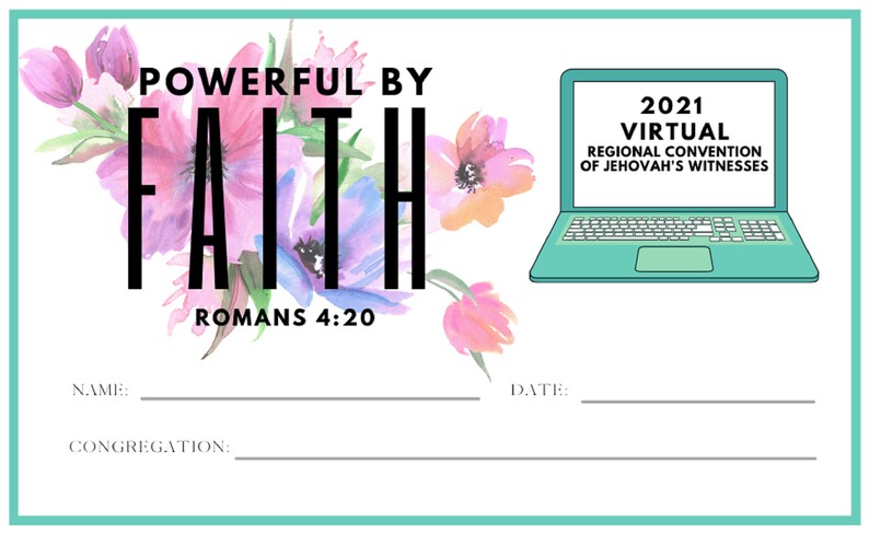 JW 2021 Regional Convention Badge| Printable JW Convention Badge| JW ...