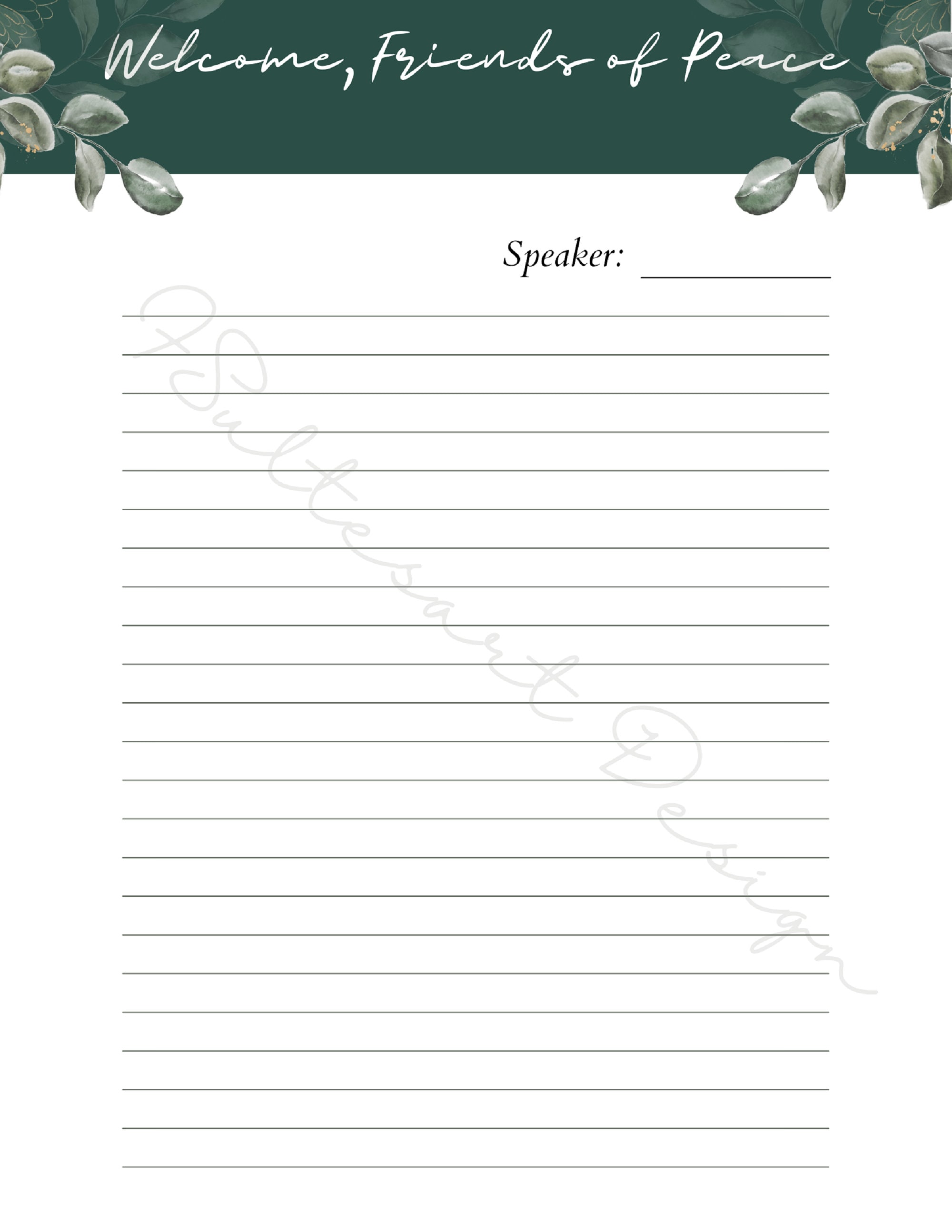 JW 2023 Circuit Assembly With Branch Representative Printable Notes JW ...
