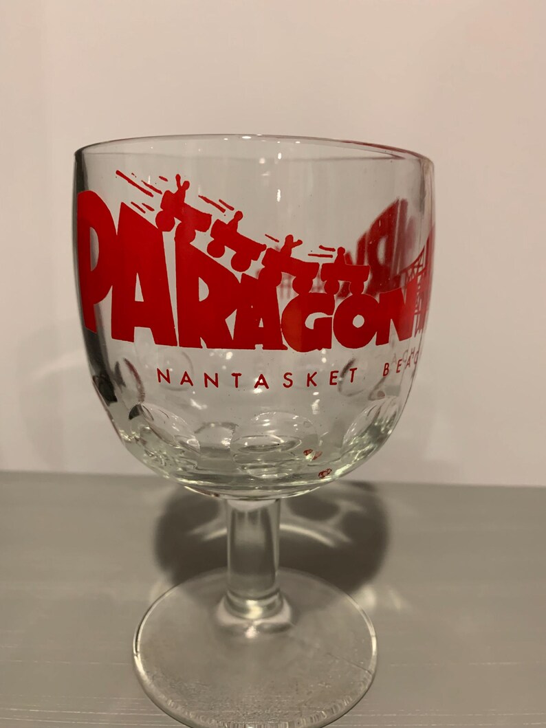Paragon Park Amusement Park Glass Beer Goblet - Etsy