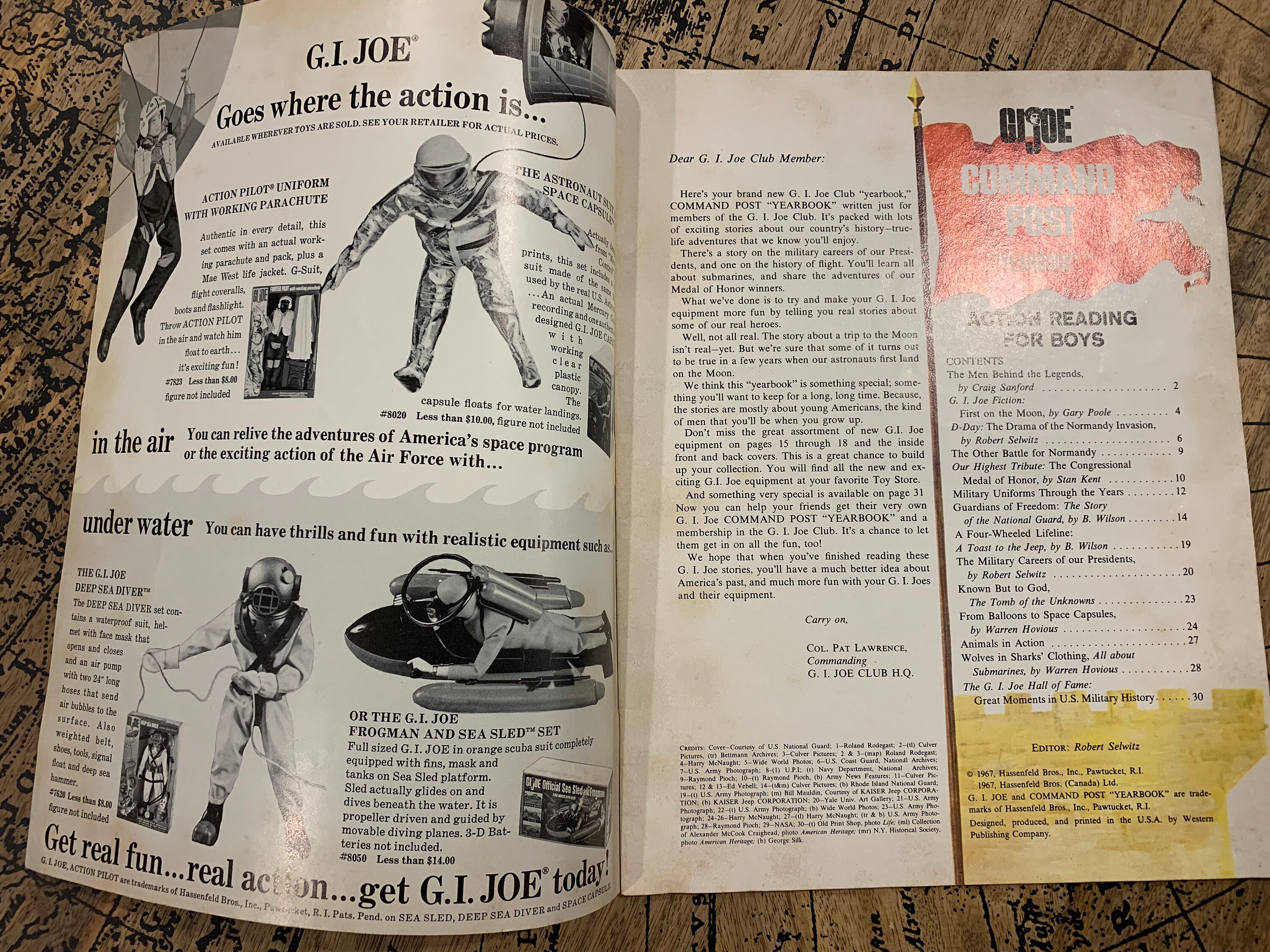 1967 GI Joe Command Post Yearbook in Near Mint Condition - Etsy