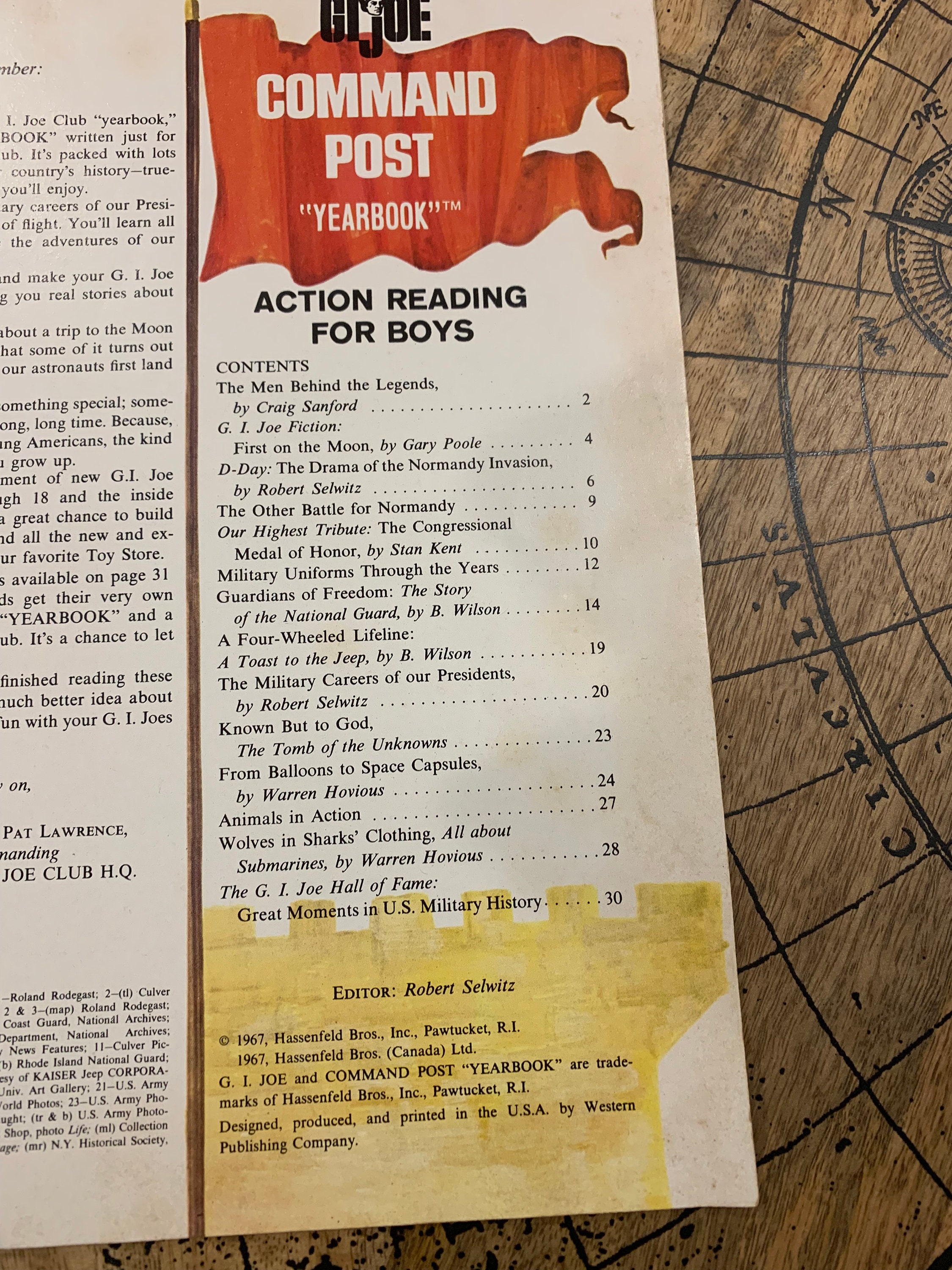 1967 GI Joe Command Post Yearbook in Near Mint Condition - Etsy