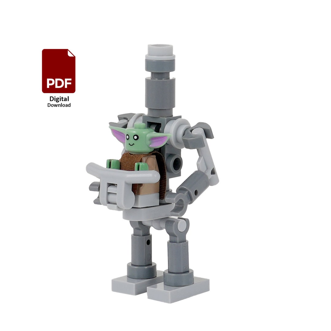 Star Wars Grogu Robot IG-12 MOC Digital Instruction Manual - Etsy