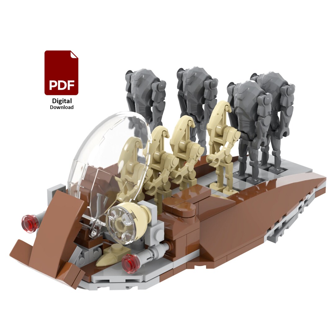 Star Wars Battle Droid Transporter MOC Digital Instruction Manual - Etsy