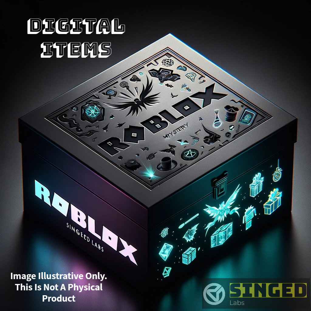 Roblox MYSTERY BOX Digital/online 3 RARE Random Virtual Codes Surprise ...