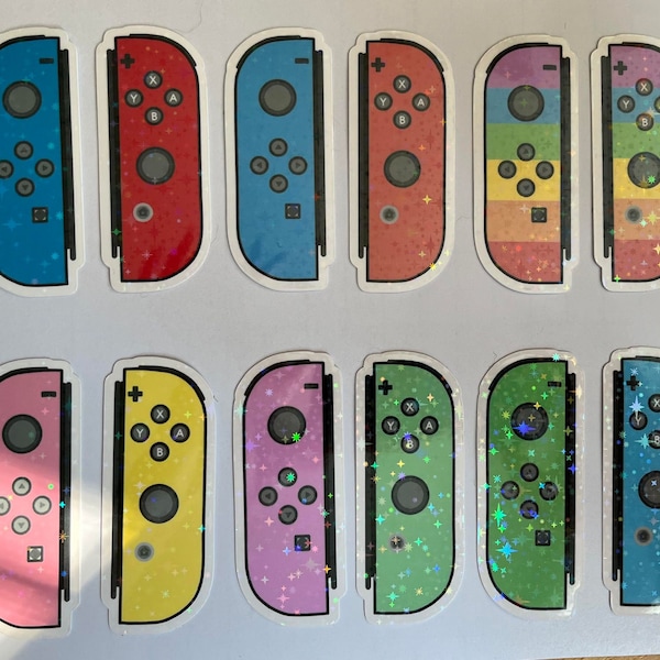 Nintendo Switch Joycon Stickers - Etsy