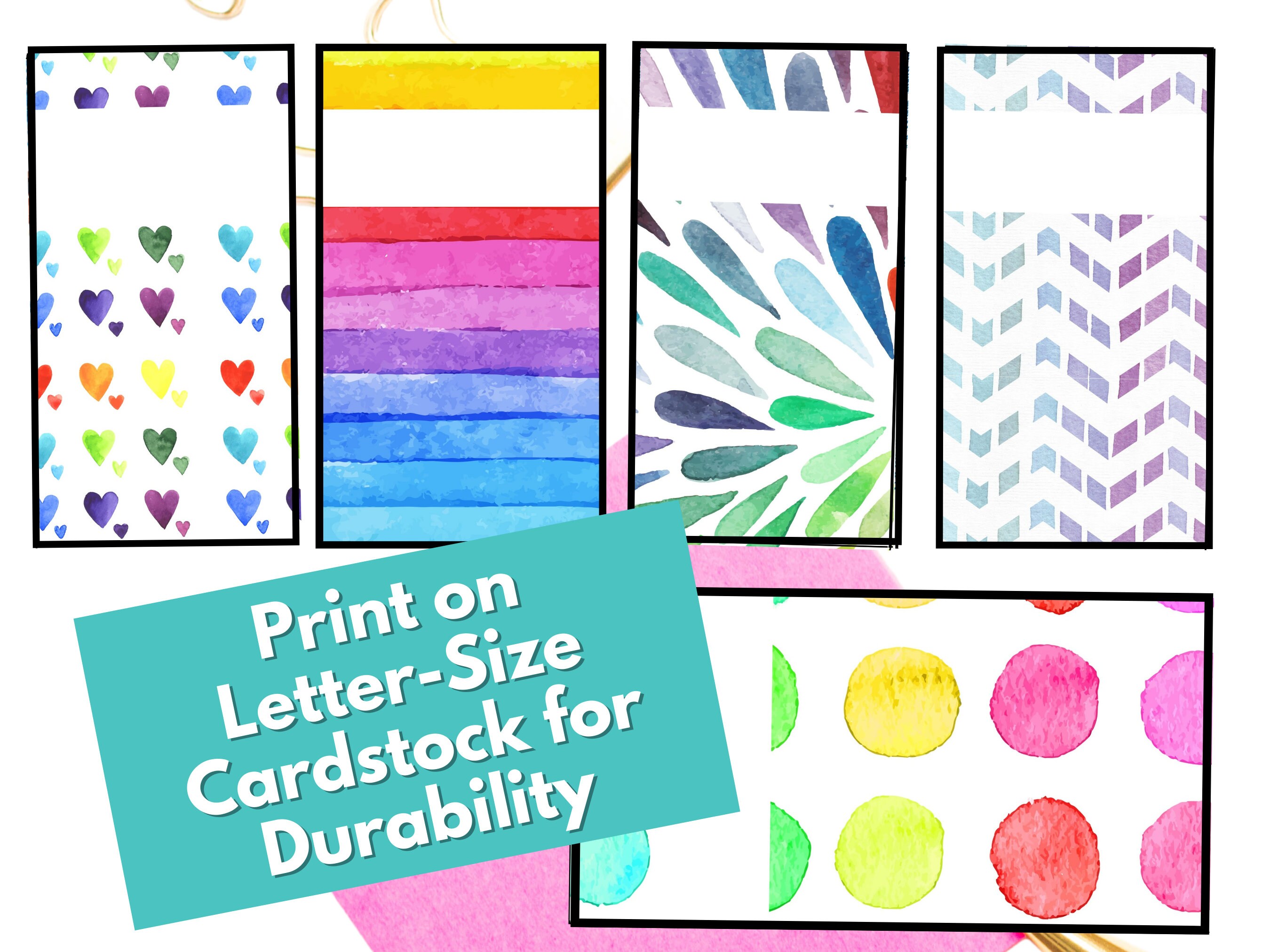 Rainbow Printable Cash Envelopes - Etsy