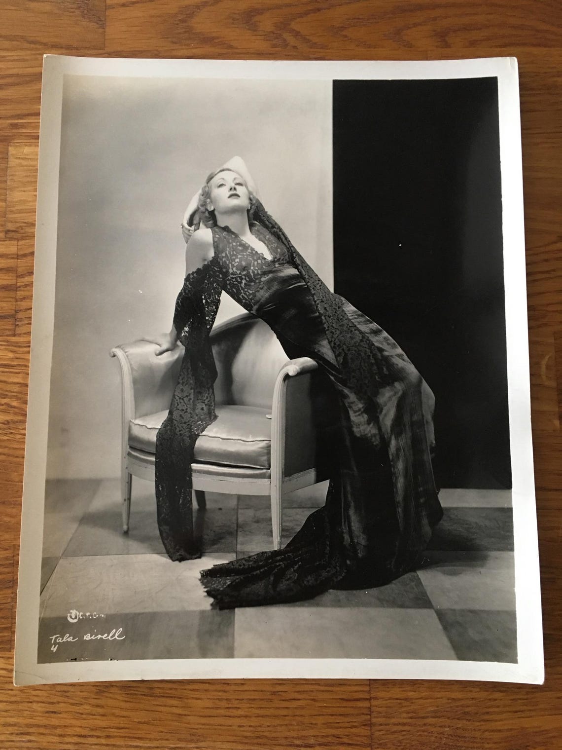 Tala Birell 4 Vintage Black White Collectible Photo 20x26cm - Etsy