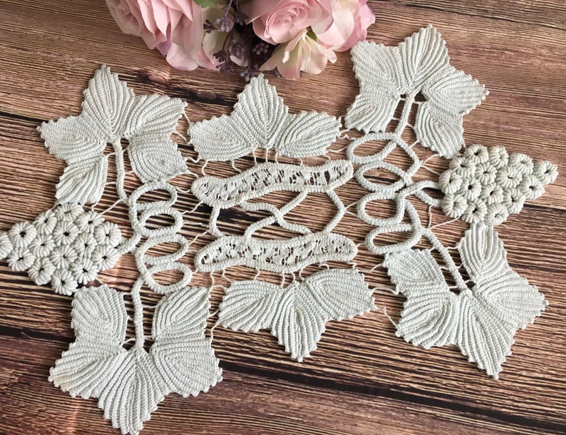 Vintage Hand Crocheted Romanian Lace Point Needlework Grapes - Etsy