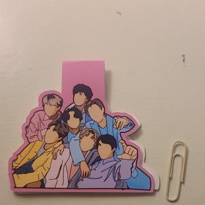 BTS Magnetic Bookmark - Etsy