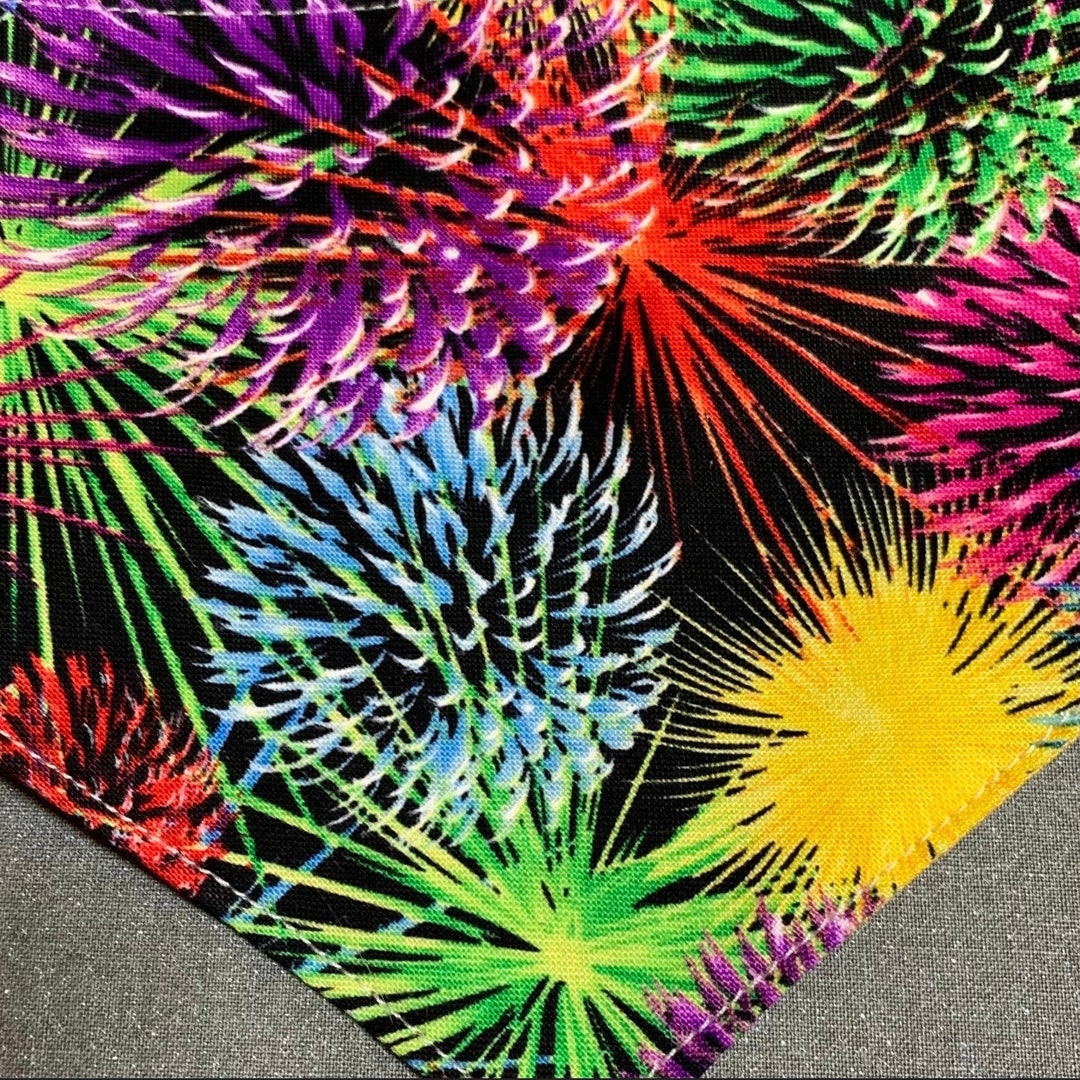 Fireworks Pet Bandana, Fireworks Pet Neckwear, Celebration Fireworks ...