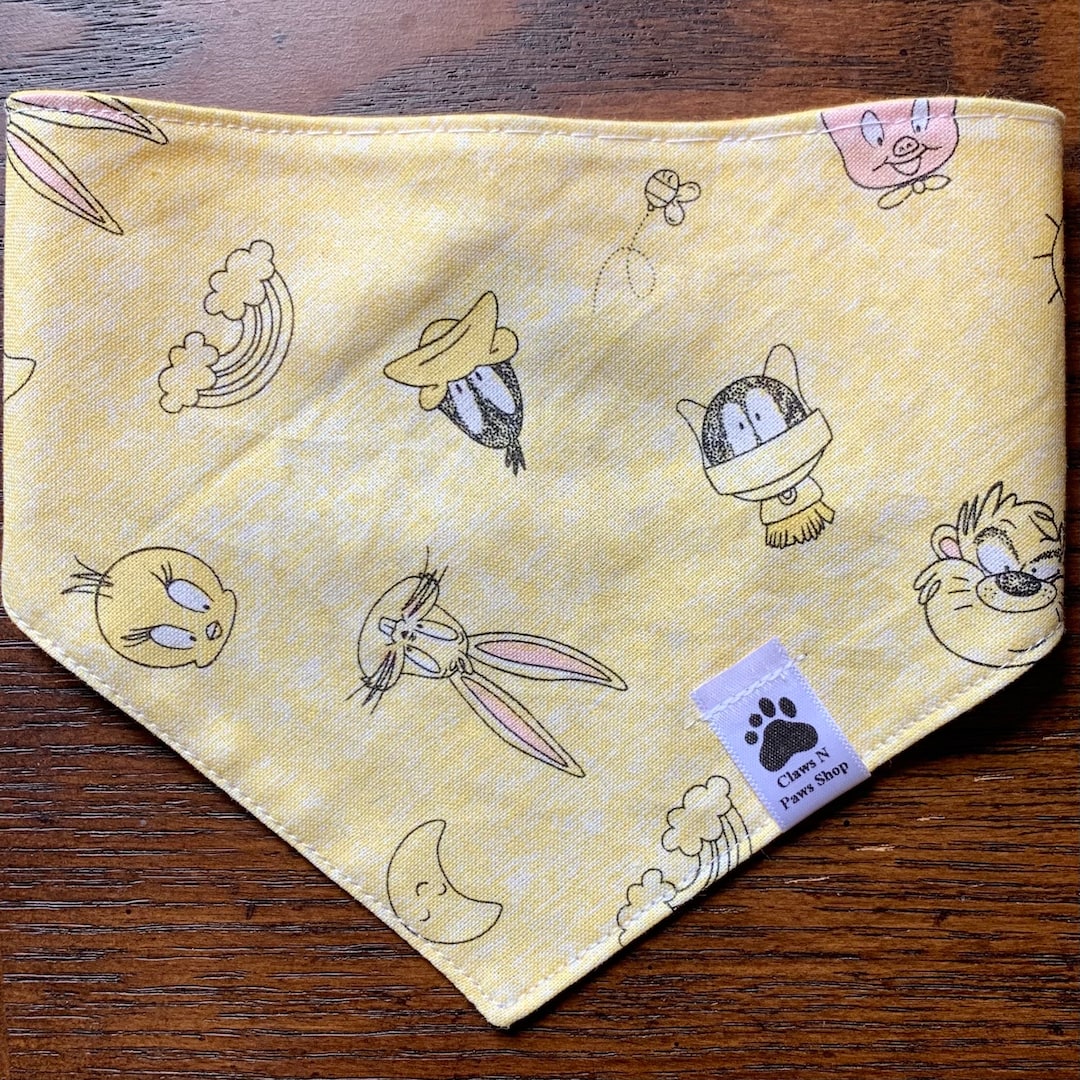 Looney Tunes Pet Bandana, Tweety Neckwear, Sylvester Bow Tie, Tasmanian ...