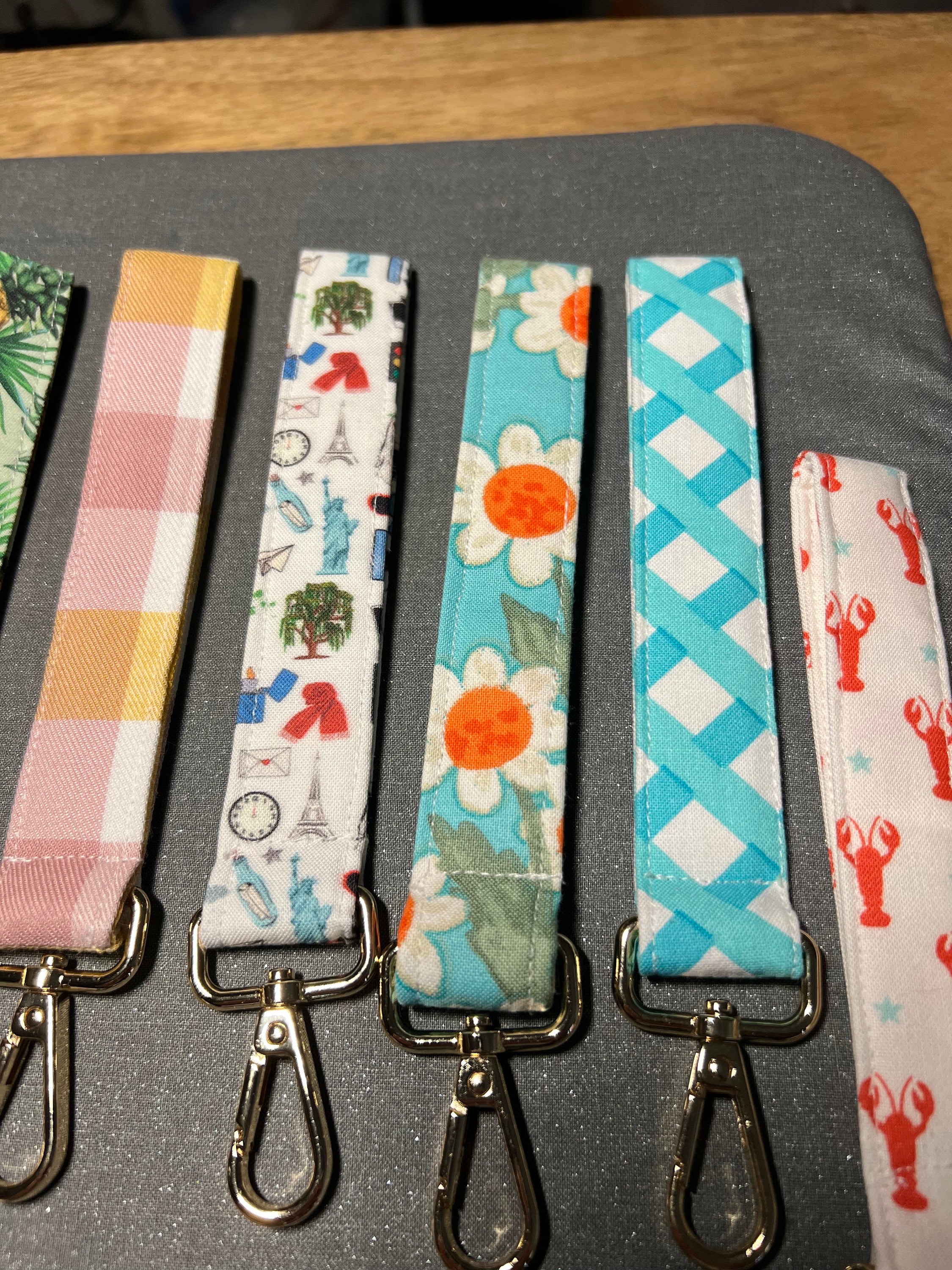 Fabric Keychain, Keychain Handmade With Your Favorite Fabric, Match ...