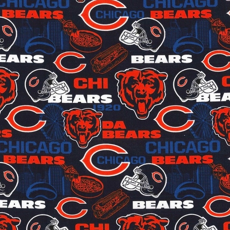 Chicago Pet Bandana, Reversible Football Dog Cat Neckwear, Bow Tie ...